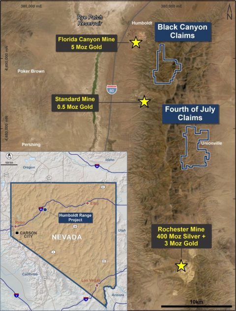 Humboldt Range Gold-Silver Project, Nevada - PolarX Limited